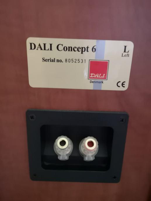 Zvučnici DALI CONCEPT, subwoofer Yamaha i receiver YAMAHA