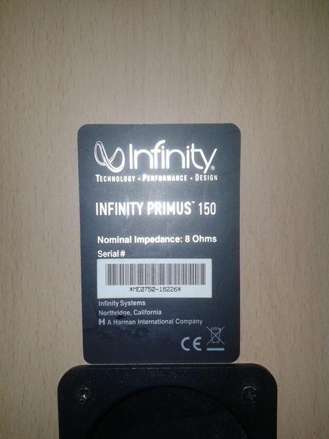 Zvučnici Infinity Primus 150