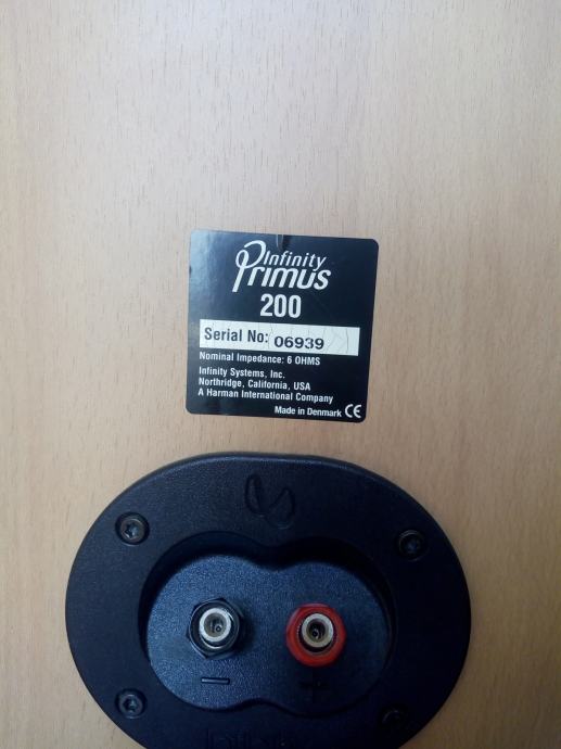Zvučnici INFINITY Primus 200 - POVOLJNO!!!