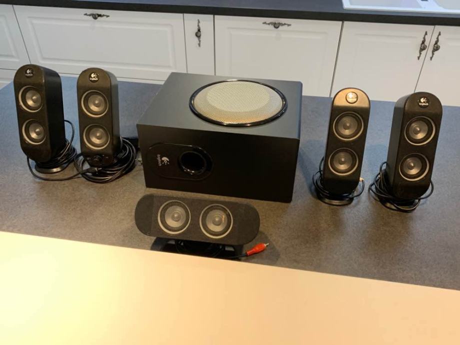 Zvučnici Logitech X530 (5.1) RMS 70 W - TOP STANJE