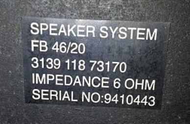 ZVUČNICI PHILIPS FB 46/20