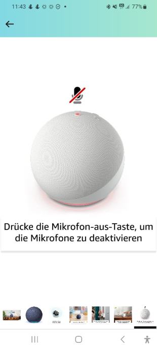 Zvučnik Amazon Alexa echo dot.5 (5. generacija)