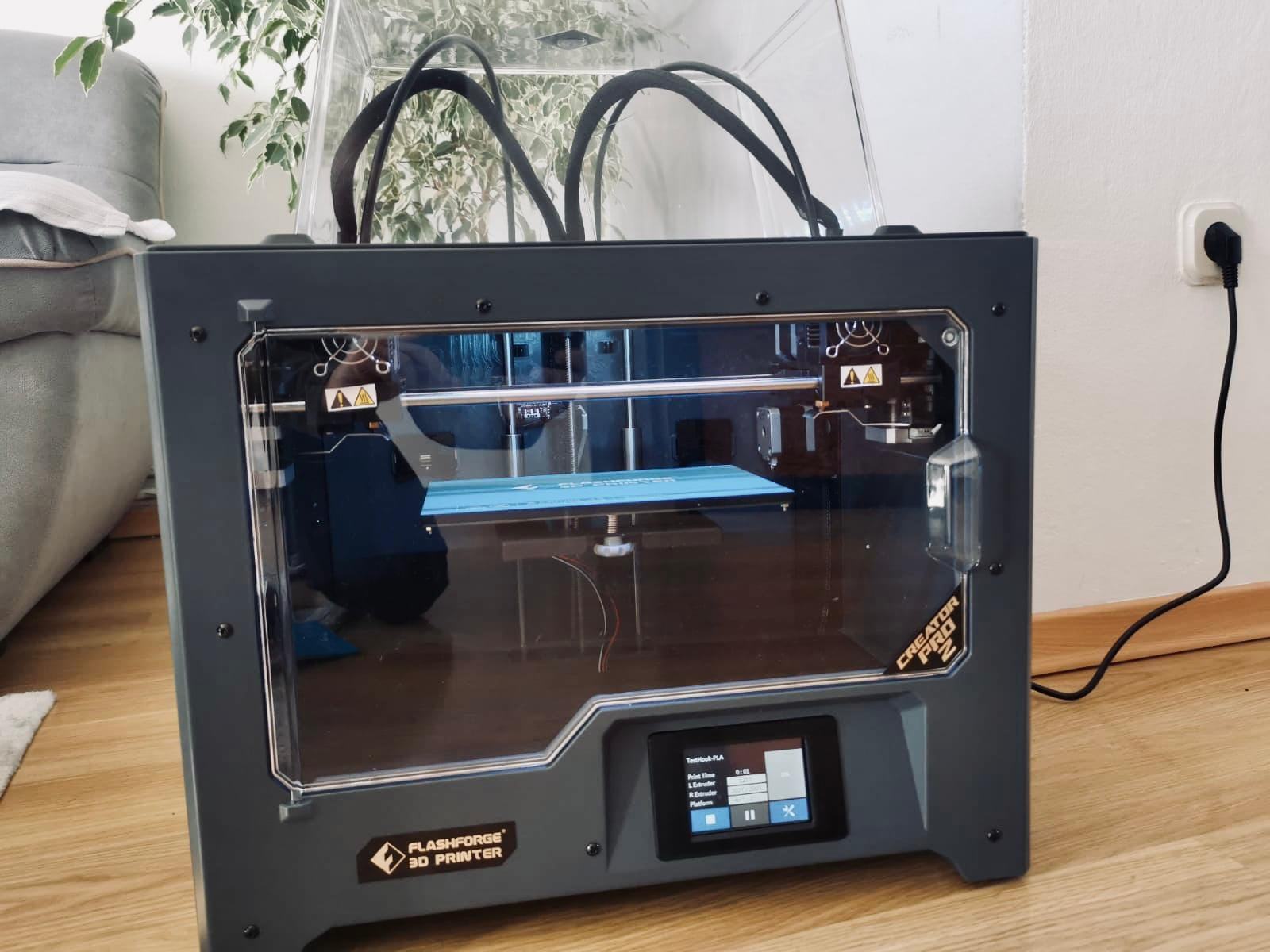 Flashforge Creator Pro 2, IDEX printer