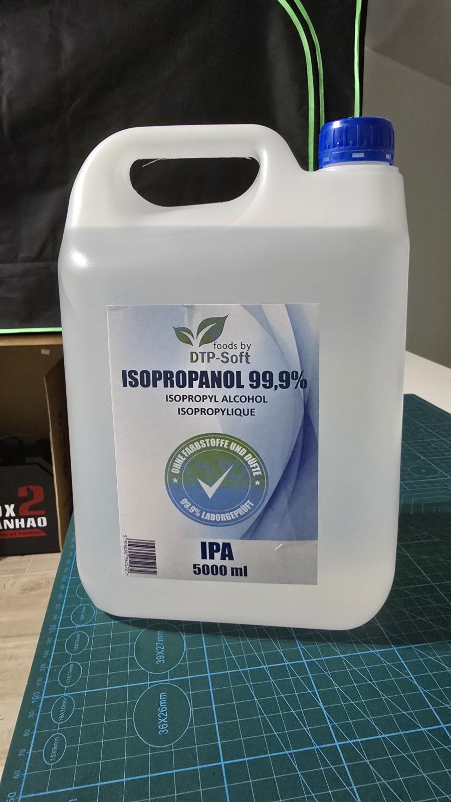 IPA izopropilni alkohol 99.9% za čišćenje, 3D printanje i ostalo (5L)