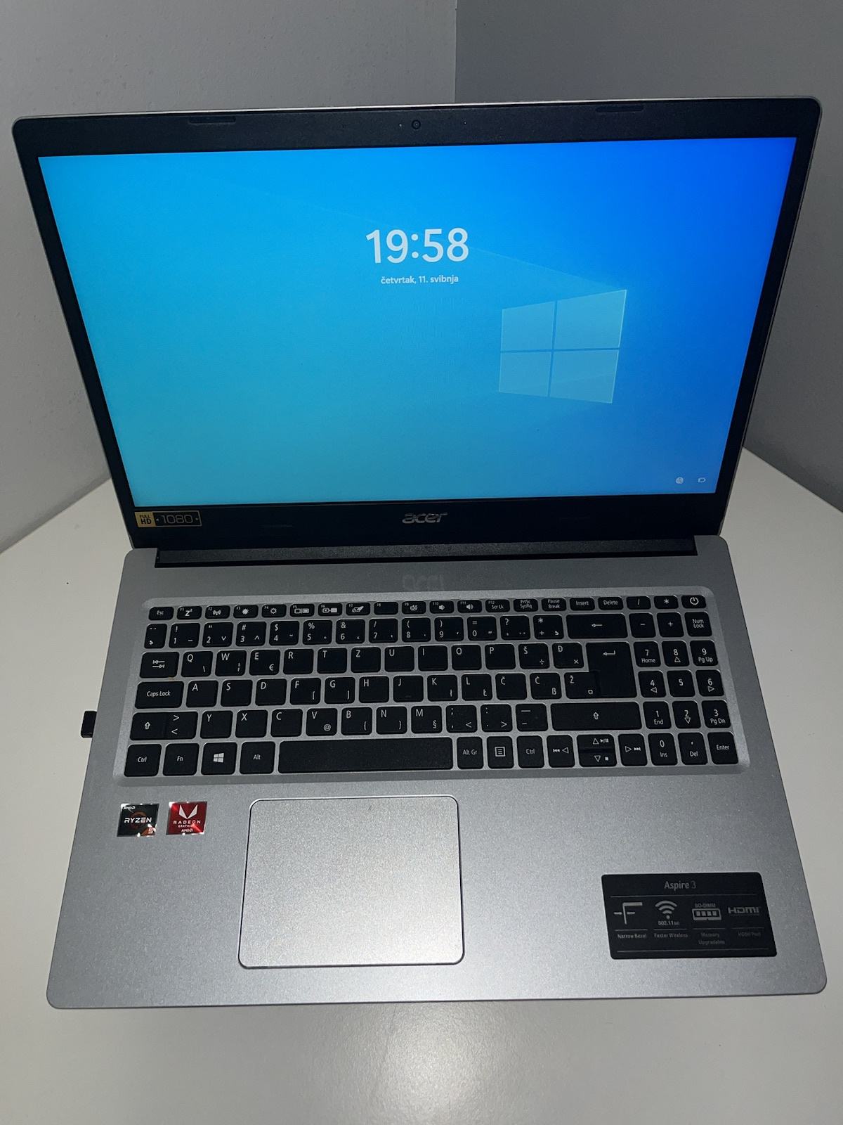 Acer Aspire 3 R5-3500U/16GB/512GB/15,6FHD 2021
