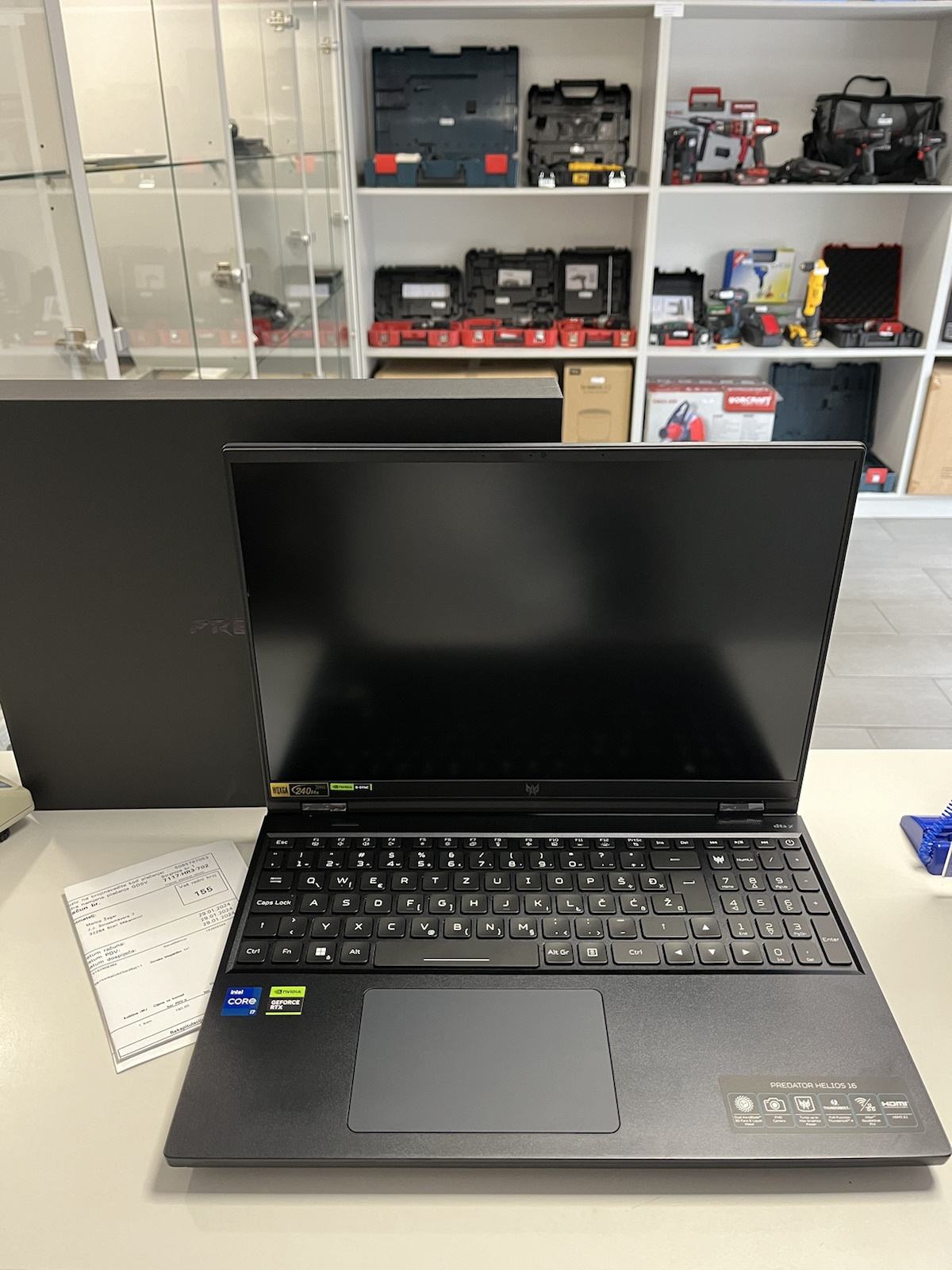 Acer Predator Helios 16, i7, 16GB/512GB, RTX 4070, KAO NOVO, JAMSTVO