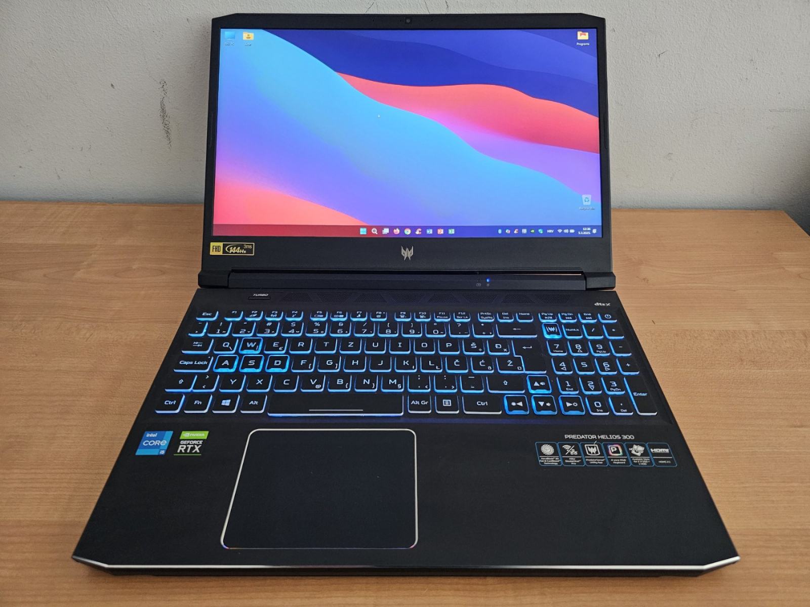 Acer Predator Helios 300 Gaming laptop - i5-11400H, 16GB 512GB, 3050Ti