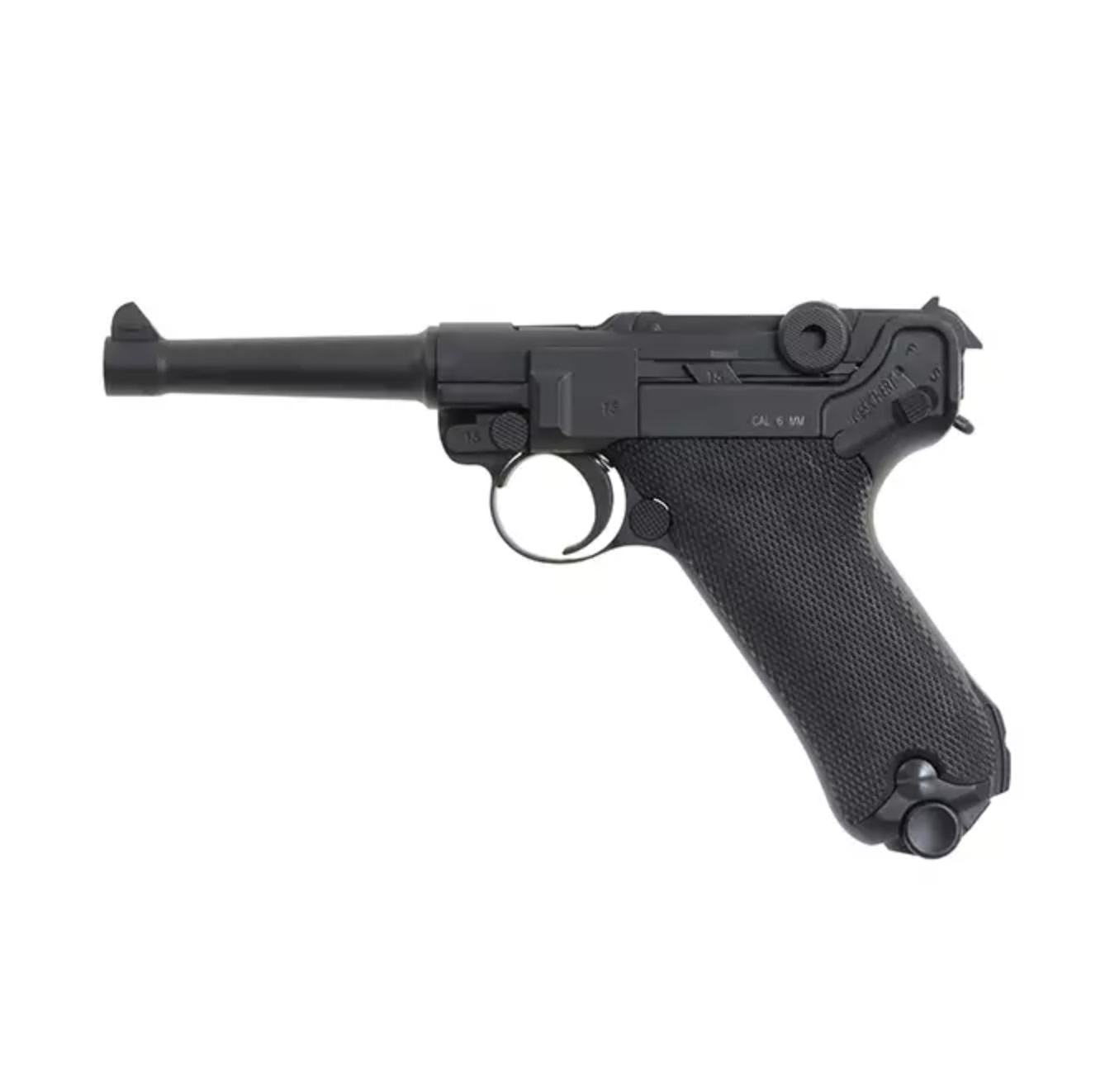 Airsoft pistolj Luger replika P08 CO2 KWC