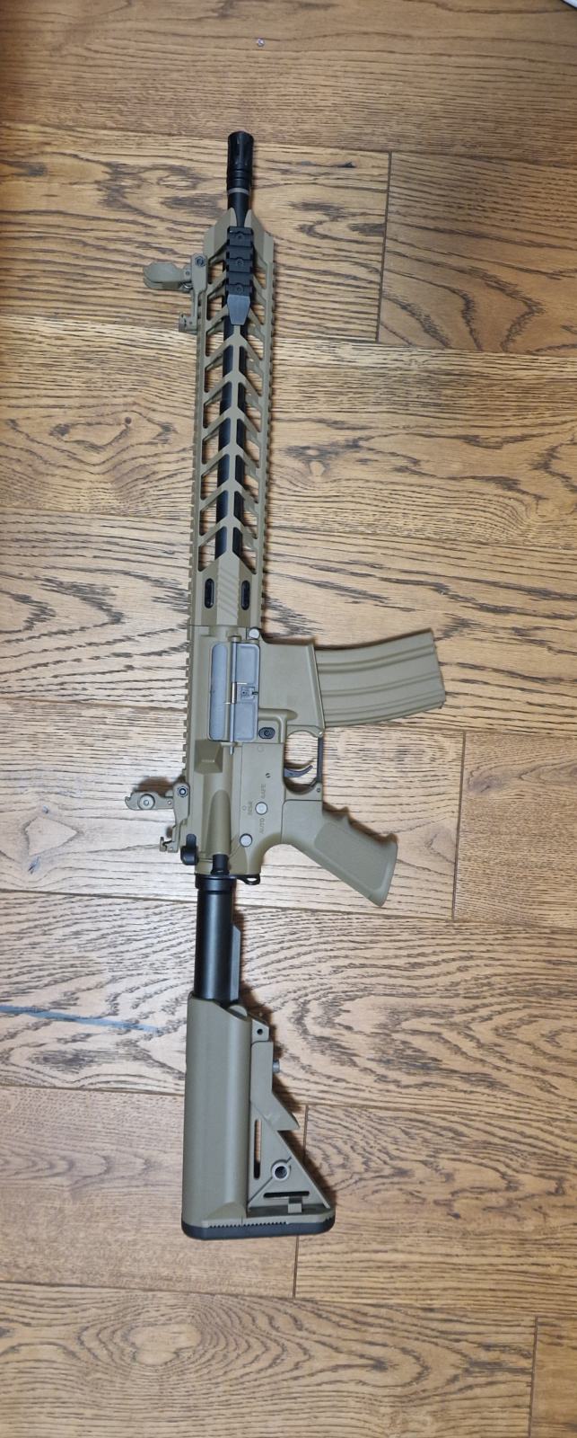 Airsoft replika Colt M4 Airline Mod A TAN full metal