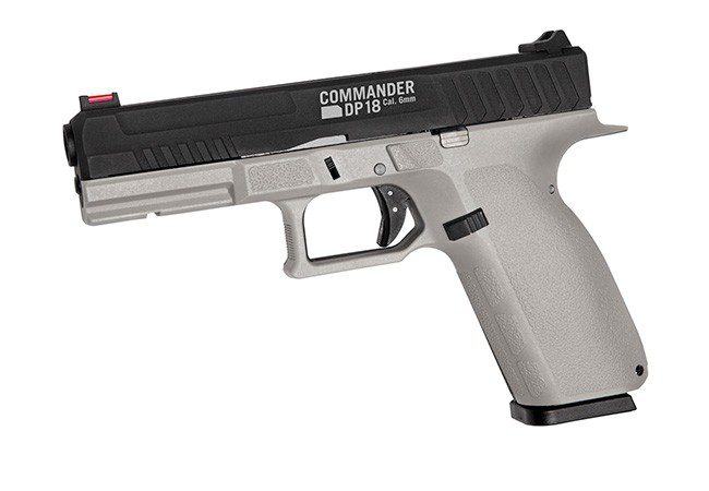 ASG airsoft DP18 Commander CO2 / Green Gas GBB (gas-blowback) pištolj