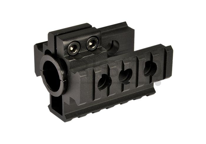 Leapers AR-15 Tri Rail cijev Mount BK
