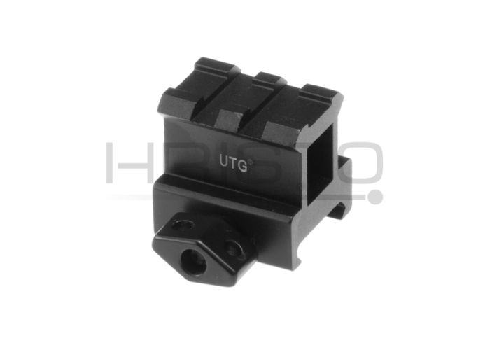 Leapers High Profile 2-Slot Twist Lock Riser Mount BK