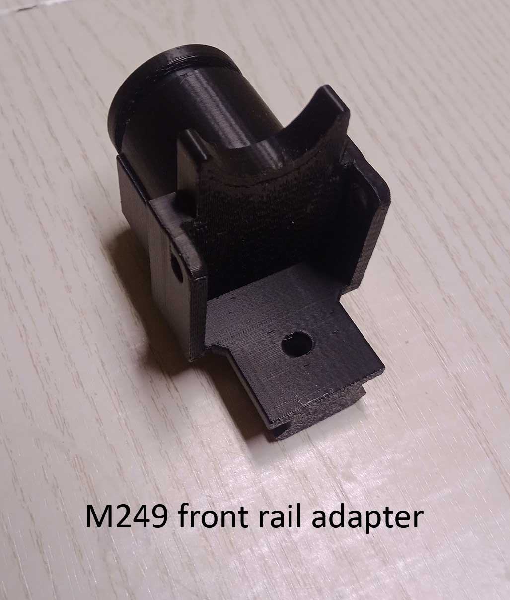 M249 front rail adapter