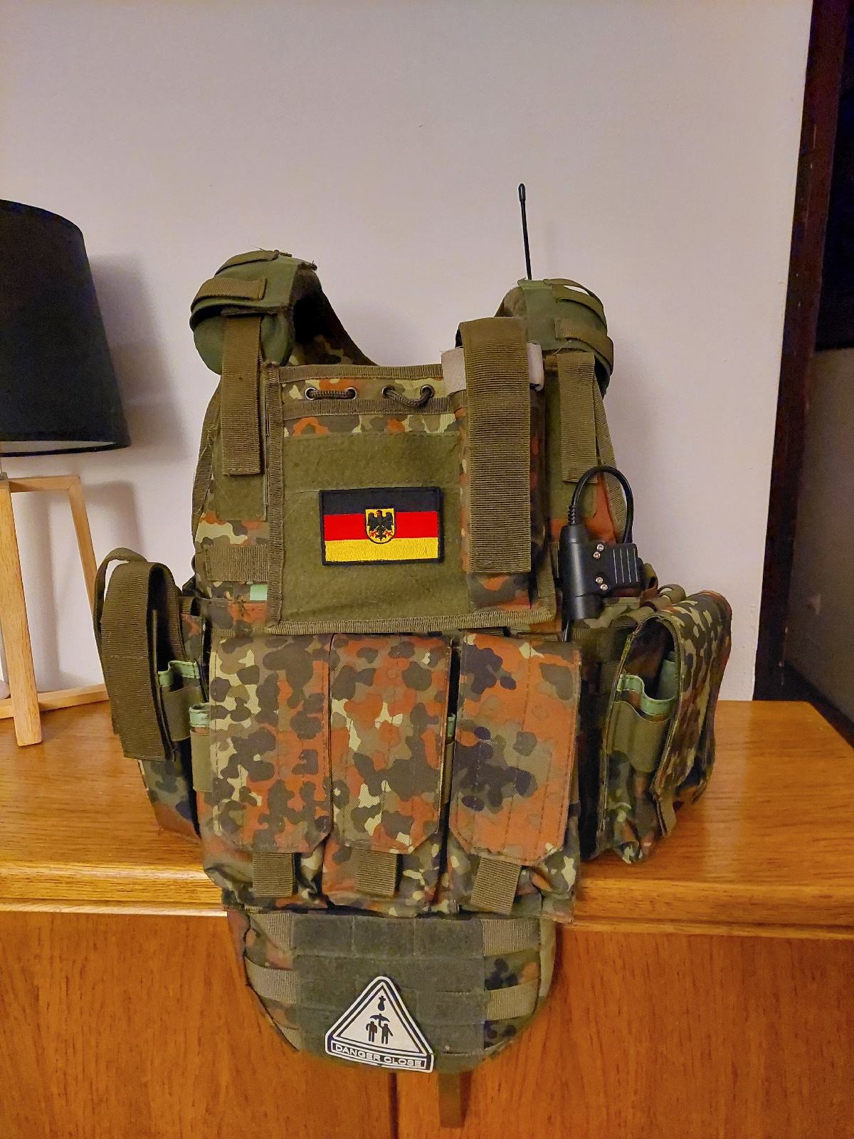 MFH ranger tactical vest flecktarn