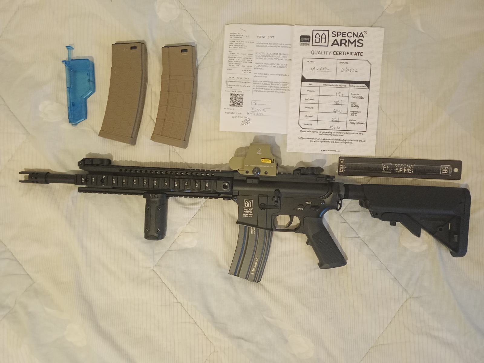 HITNO Specna arms airsoft m4 replika