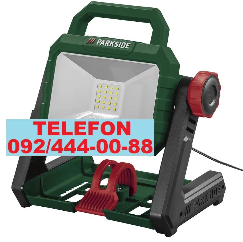 Parkside aku 20V / 12V / 220V / LED reflektor PLSA A1 (NOVO)