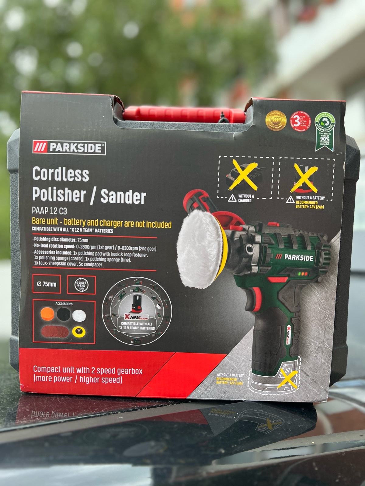 Parkside aku polirka 12V