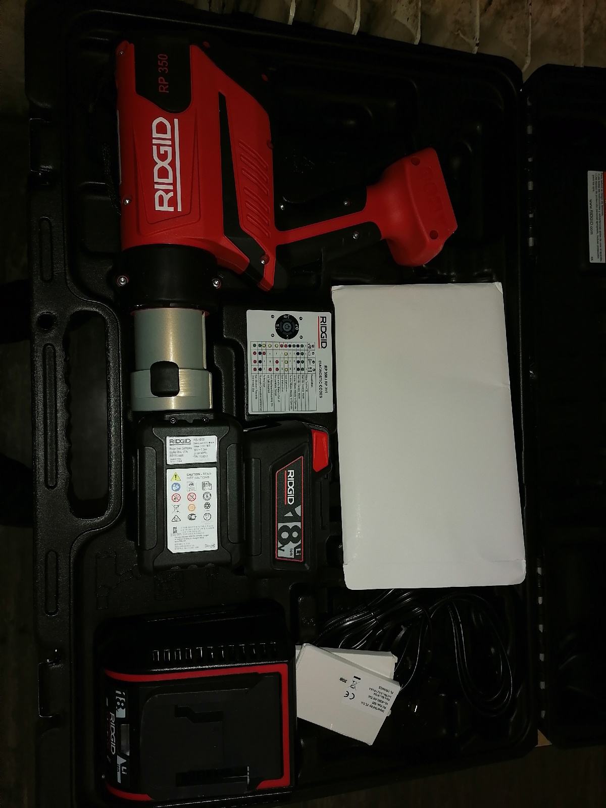 RIDGID RP 350B presa za pex, inox, bakar