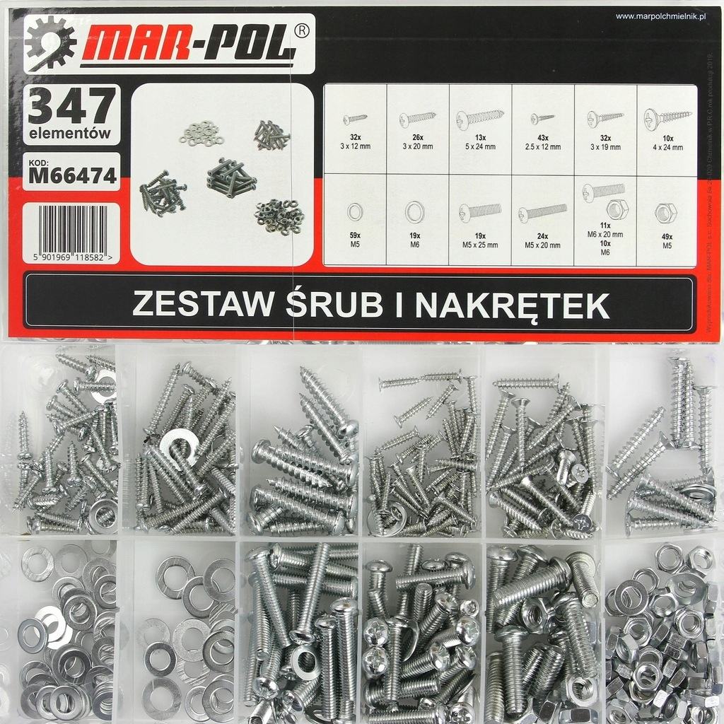 Set vijaka i matica 347 kom