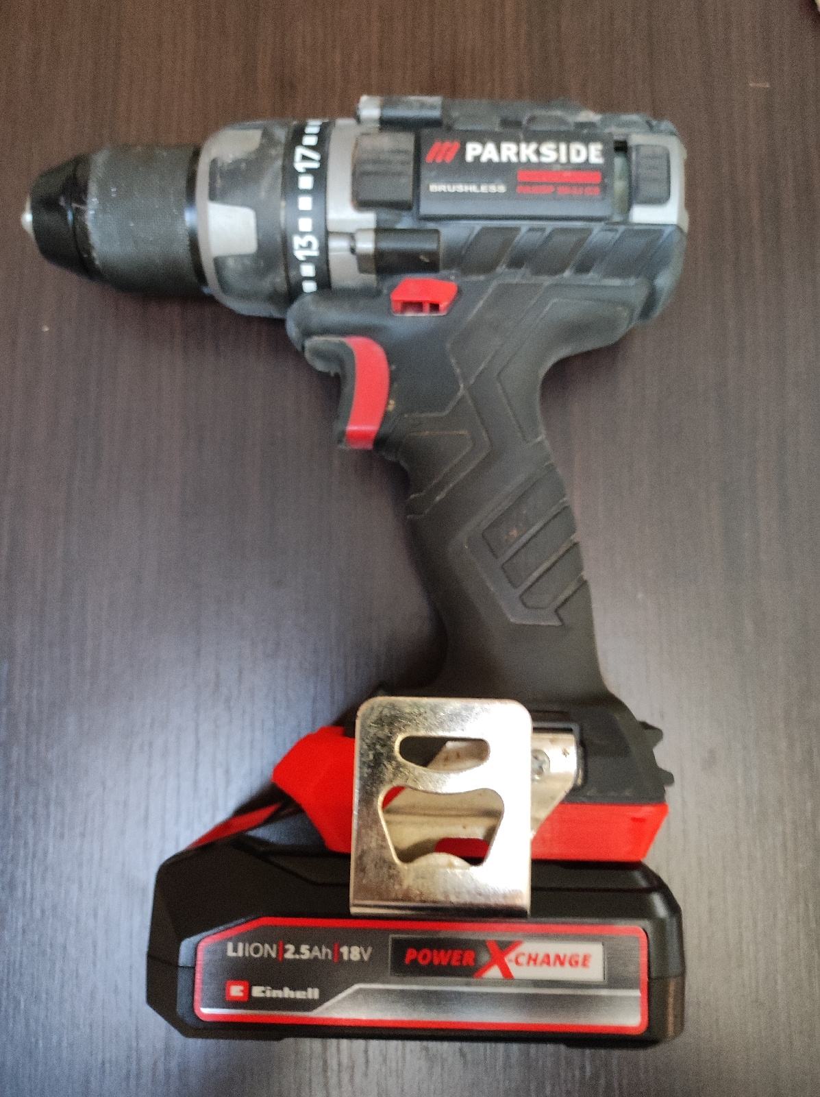 Einhell baterija na parkside adapter