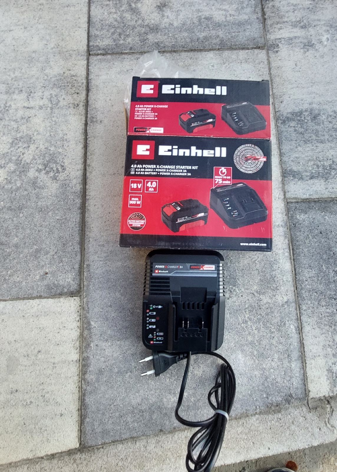 Einhell brzi punjač za baterije 18V, NOVO