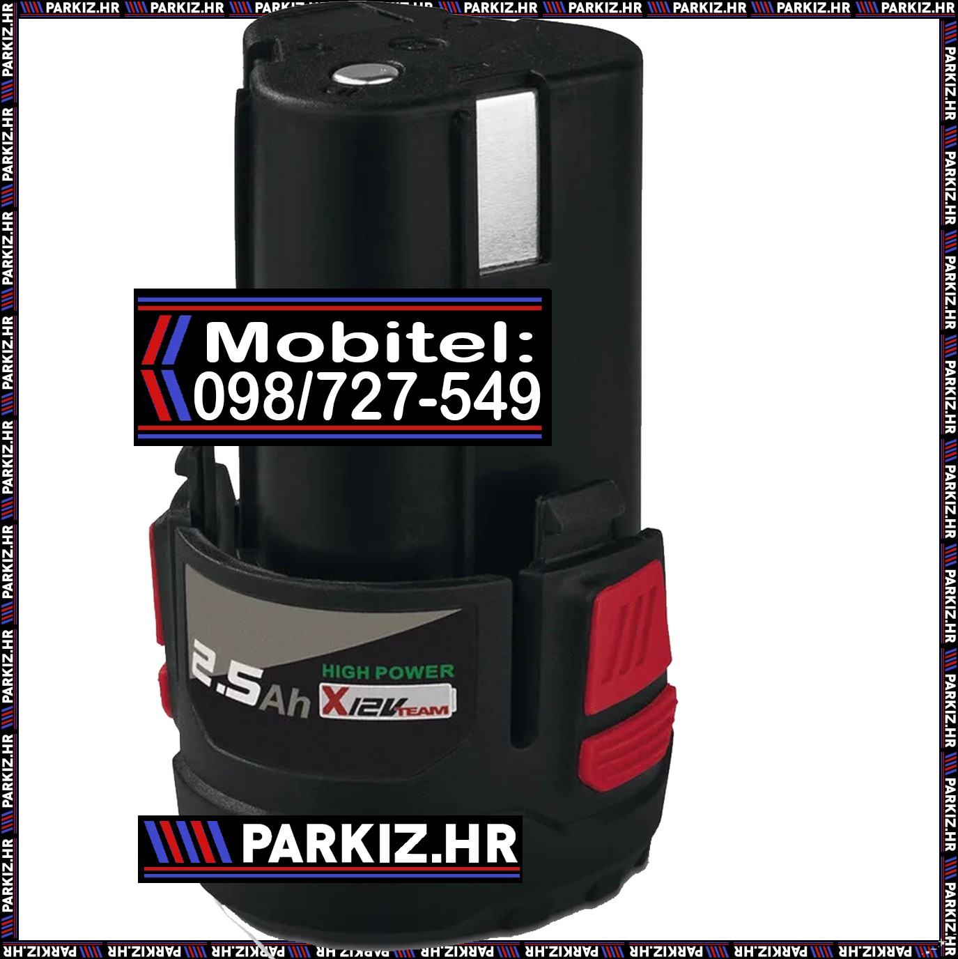 Parkside Performance 12V 2.5 Ah baterija PAPK 12 2,5 A1 (NOVO)