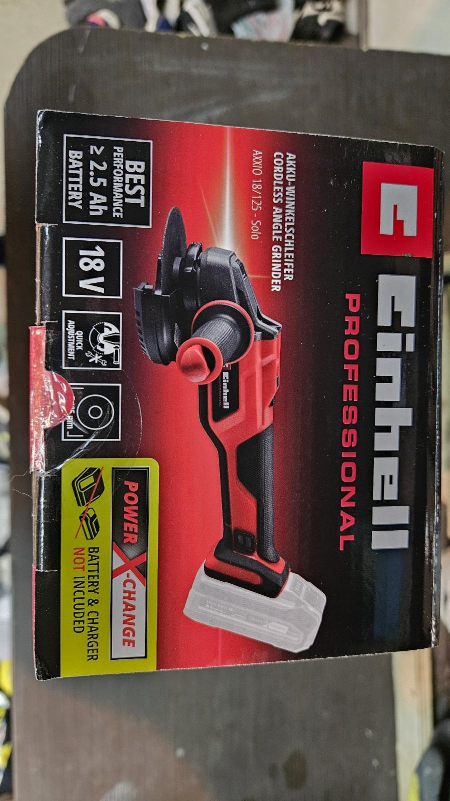 Einhell brusilica axxio 18/125 nova ne raspakirana, s racunom i gar.
