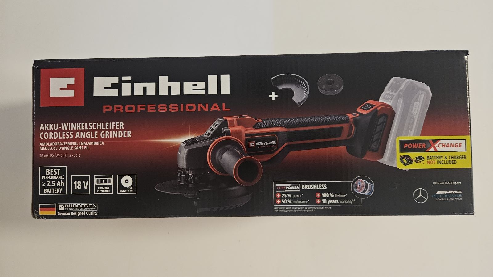 Einhell brusilica TP-AG 18/125 CE Q Li - nova ne raspakirana s racunom