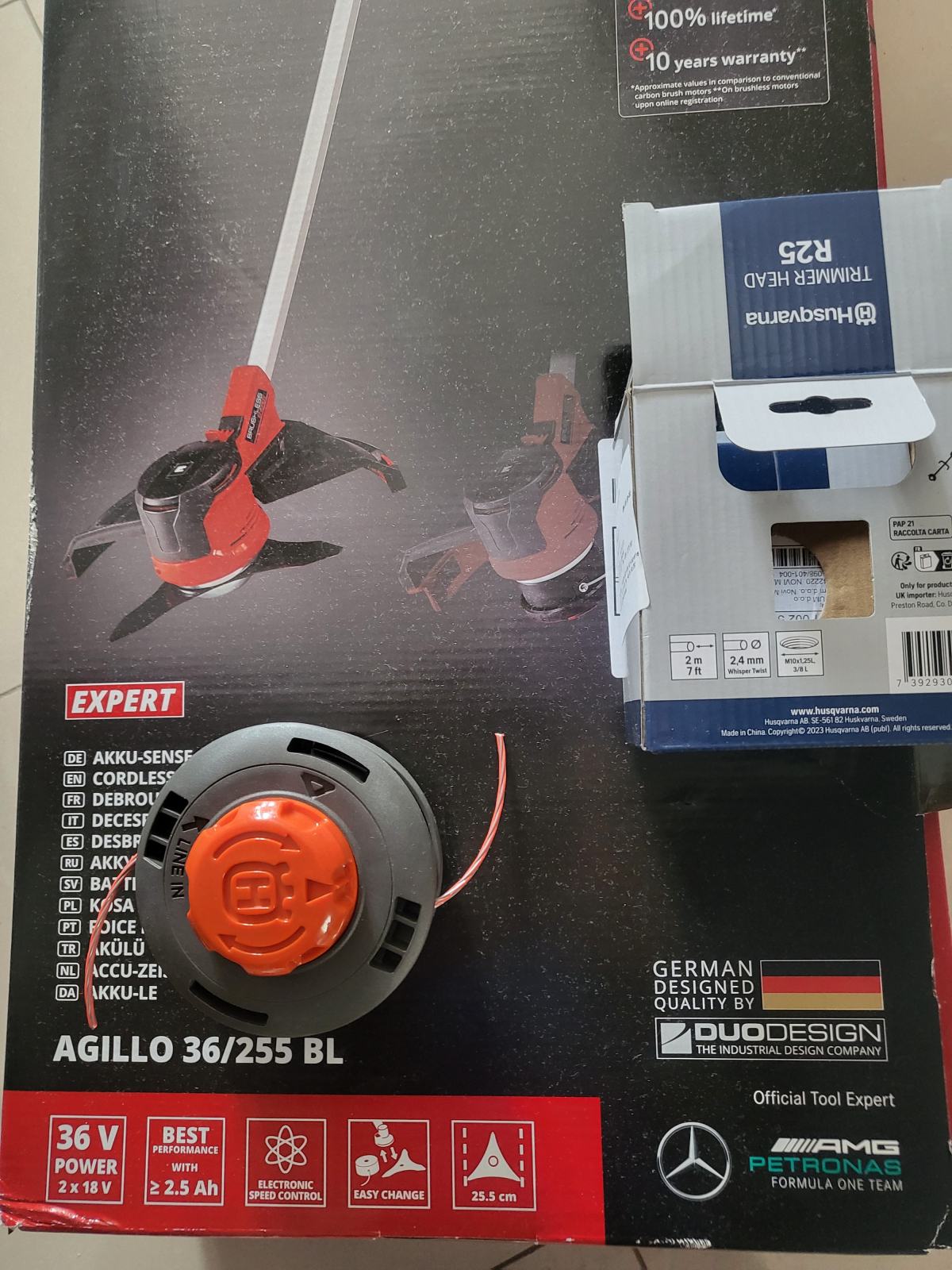 automatska glava trimera R25/M10/d -1 korak