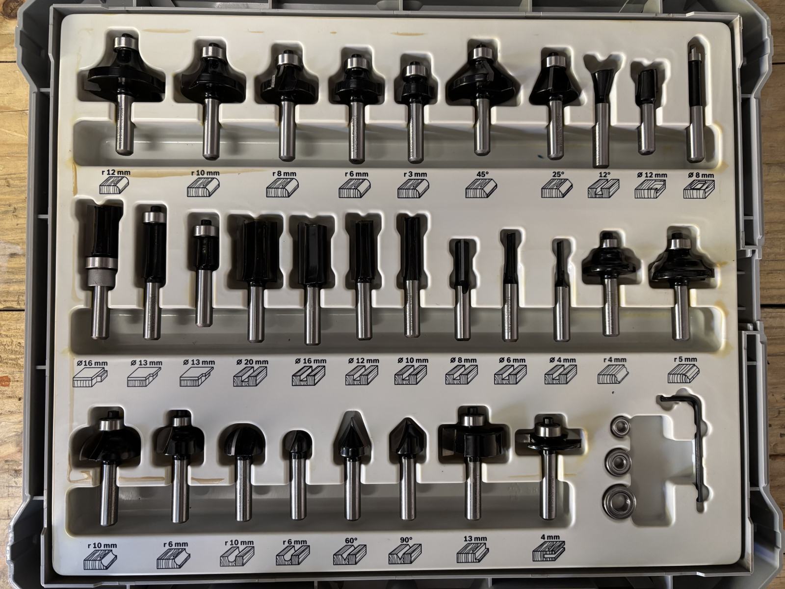 Bosch set glodala 8mm Novo