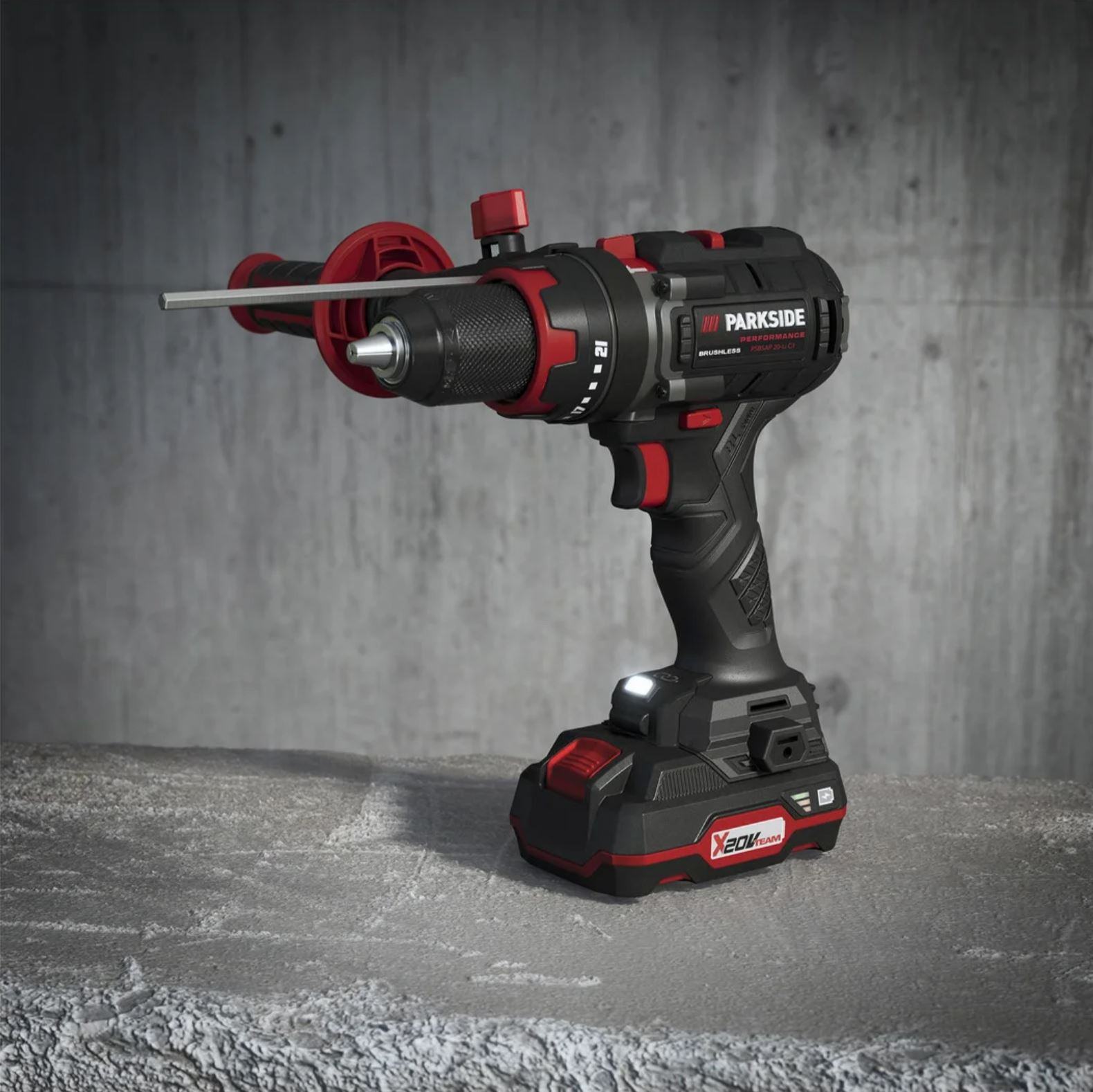 AKU udarna bušilica odvijač Parkside PERFORMANCE PSBSAP 20-Li C3 20V