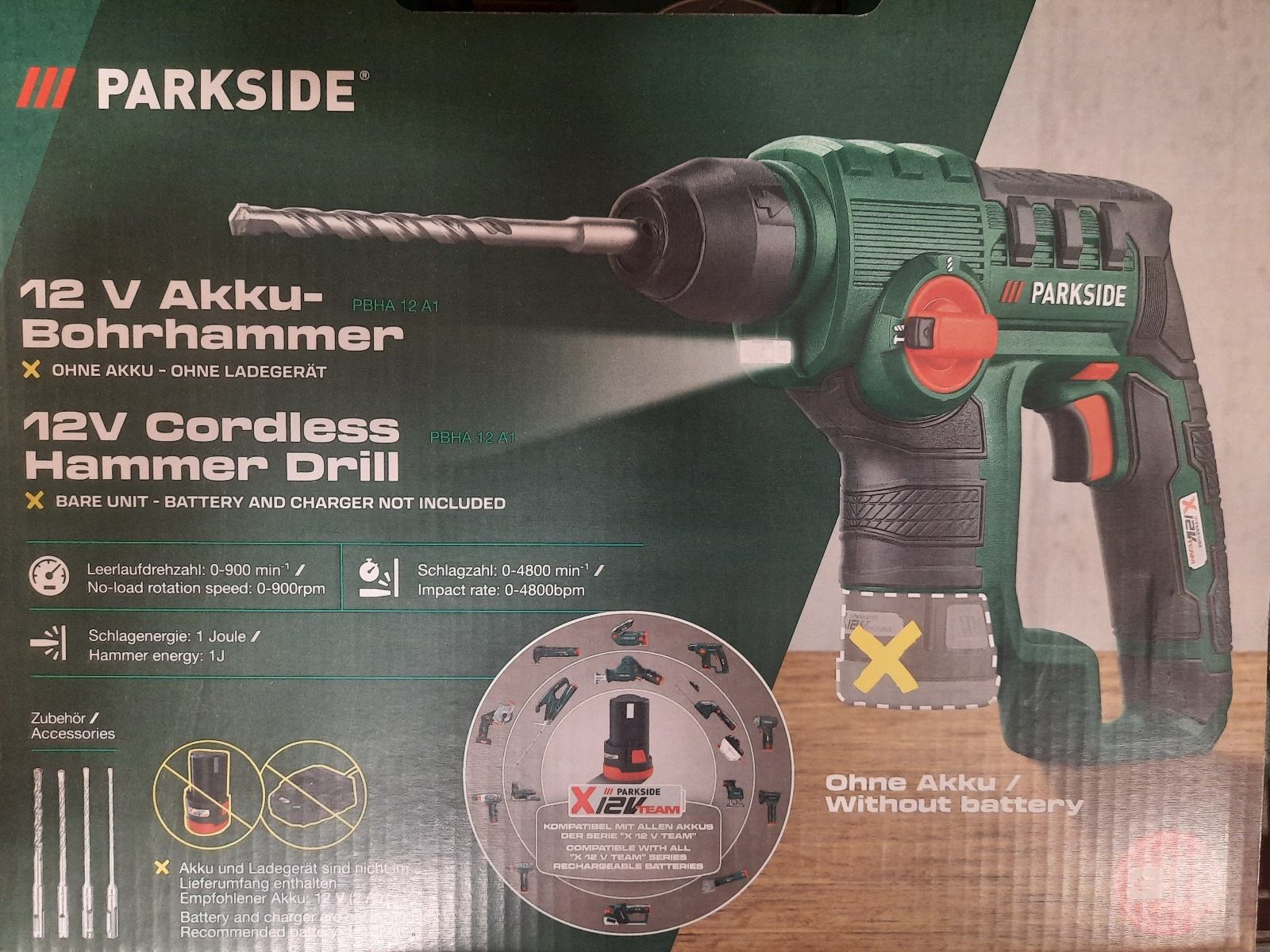 Aku udarna busilica parkside