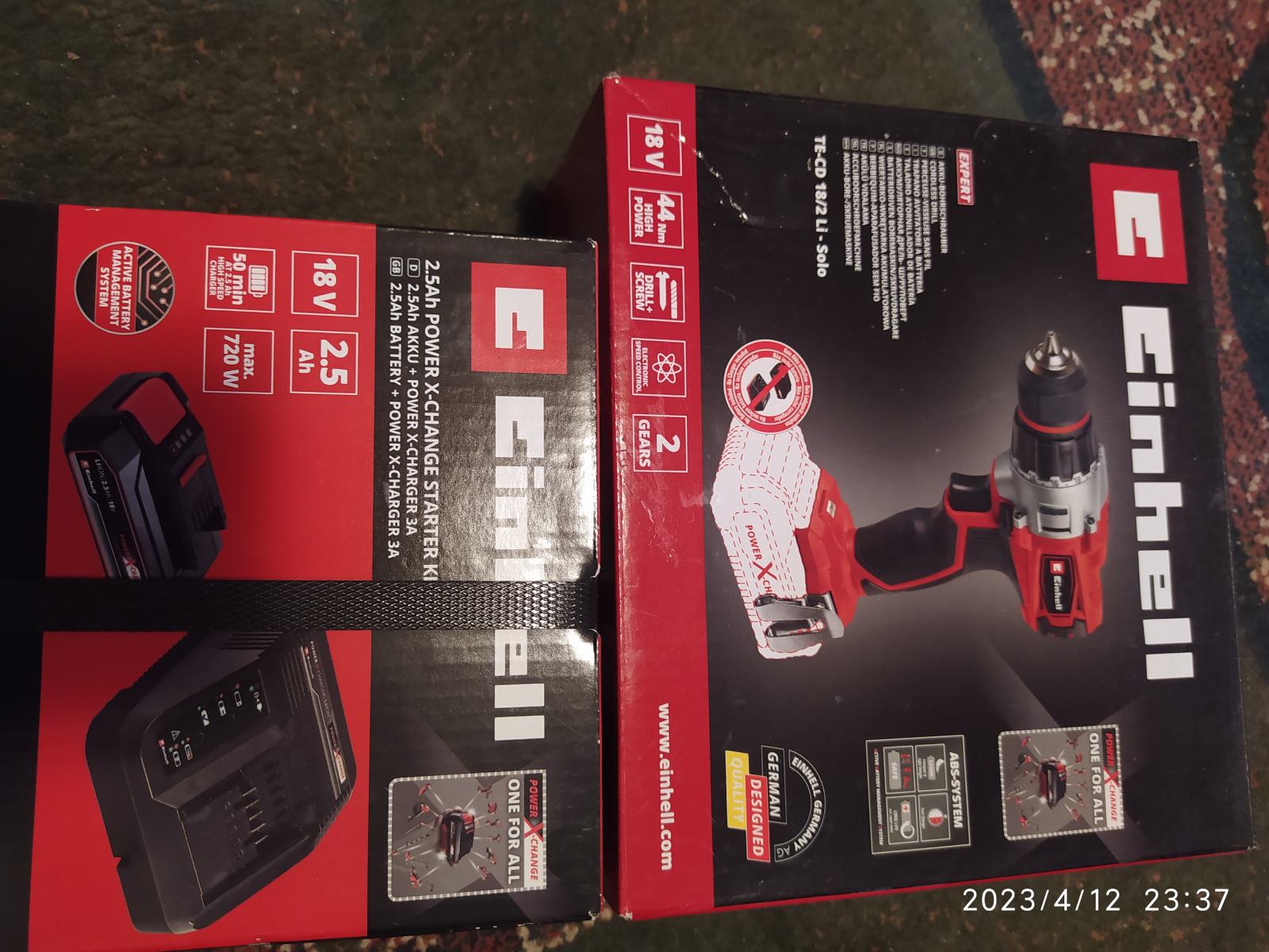 Einhell aku bušilica 18v