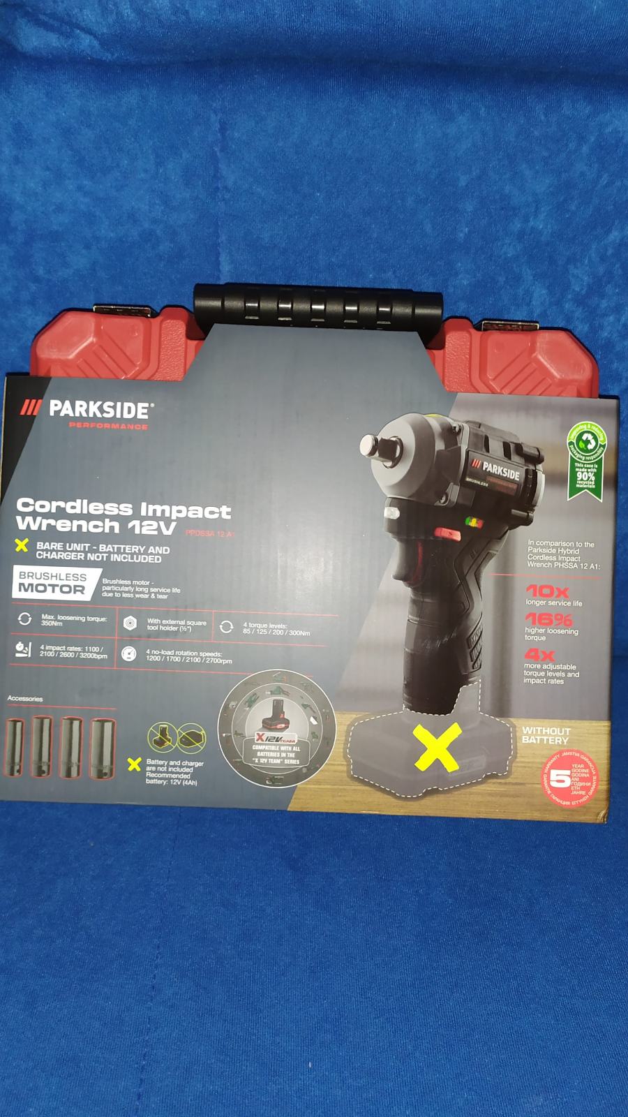 PARKSIDE PERFORMANCE AKU UDARNI ODVIJAČ 12V PPDSSA 12 A1