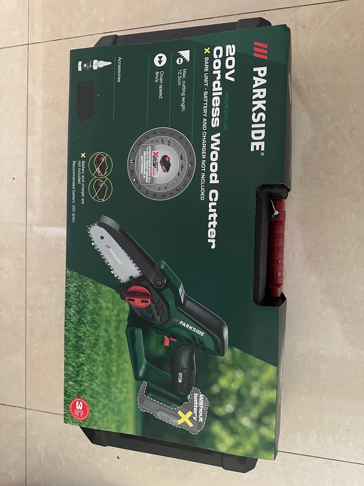 Aku pilu..PARKSIDE® PAGHS 20- Li B2 bez baterije i punjača