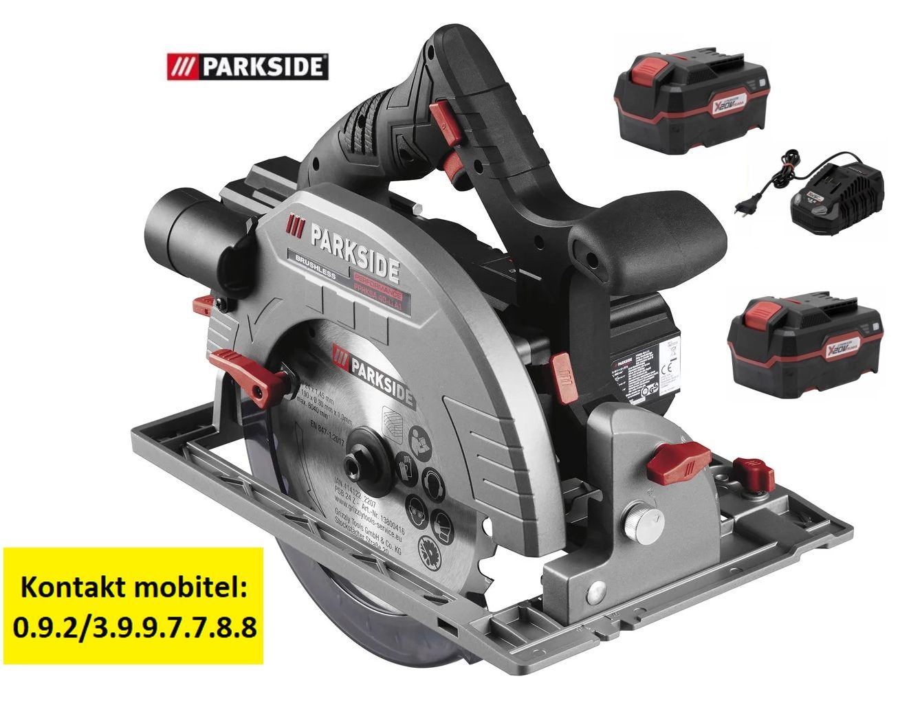 Parkside Aku 40V rucna kruzna pila cirkular PPHKSA 40-Li A1 (NOVO)