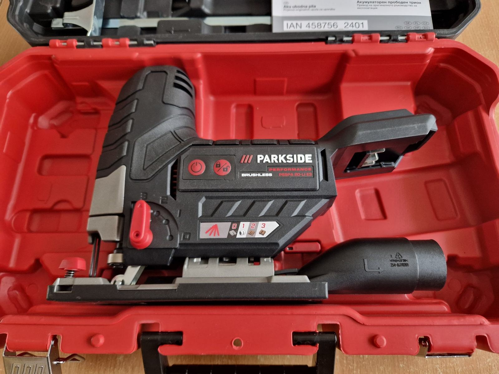 PARKSIDE PERFORMANCE AKU UBODNA PILA PSSPA 20 Li E3