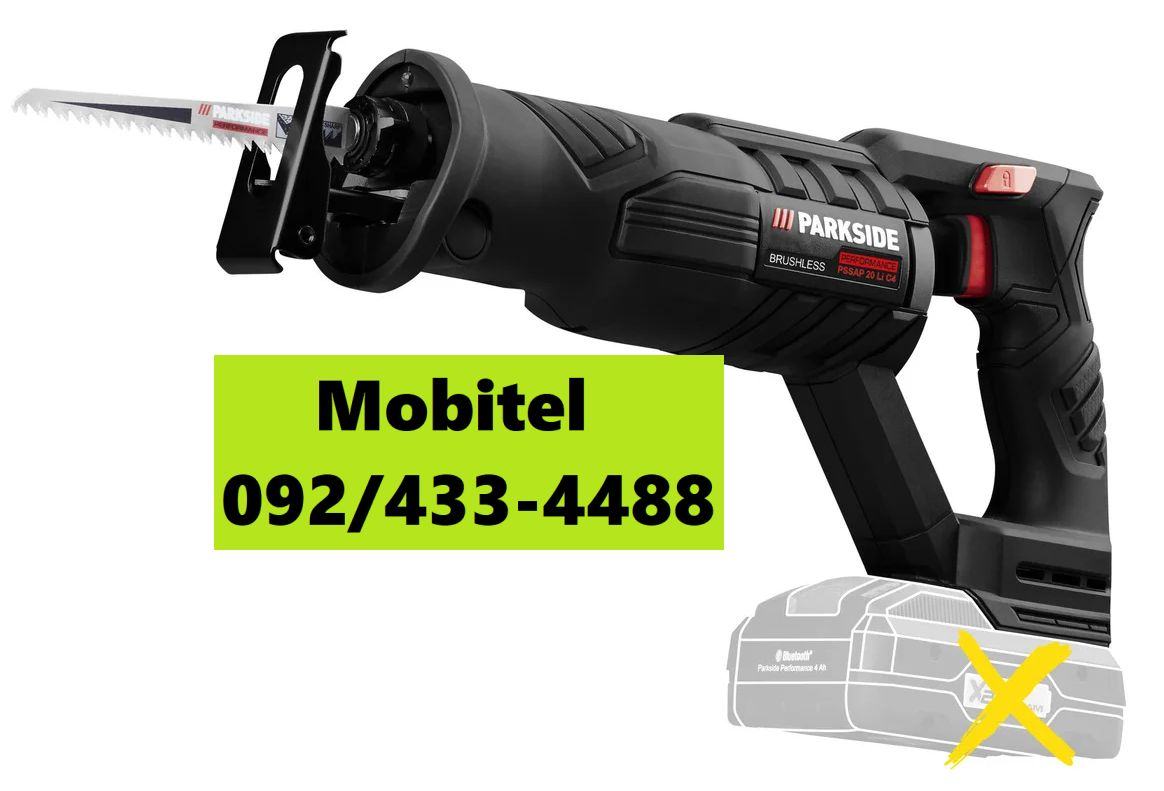 Parkside Performance X20V aku sabljasta pila PSSAP 20 Li C4, novo