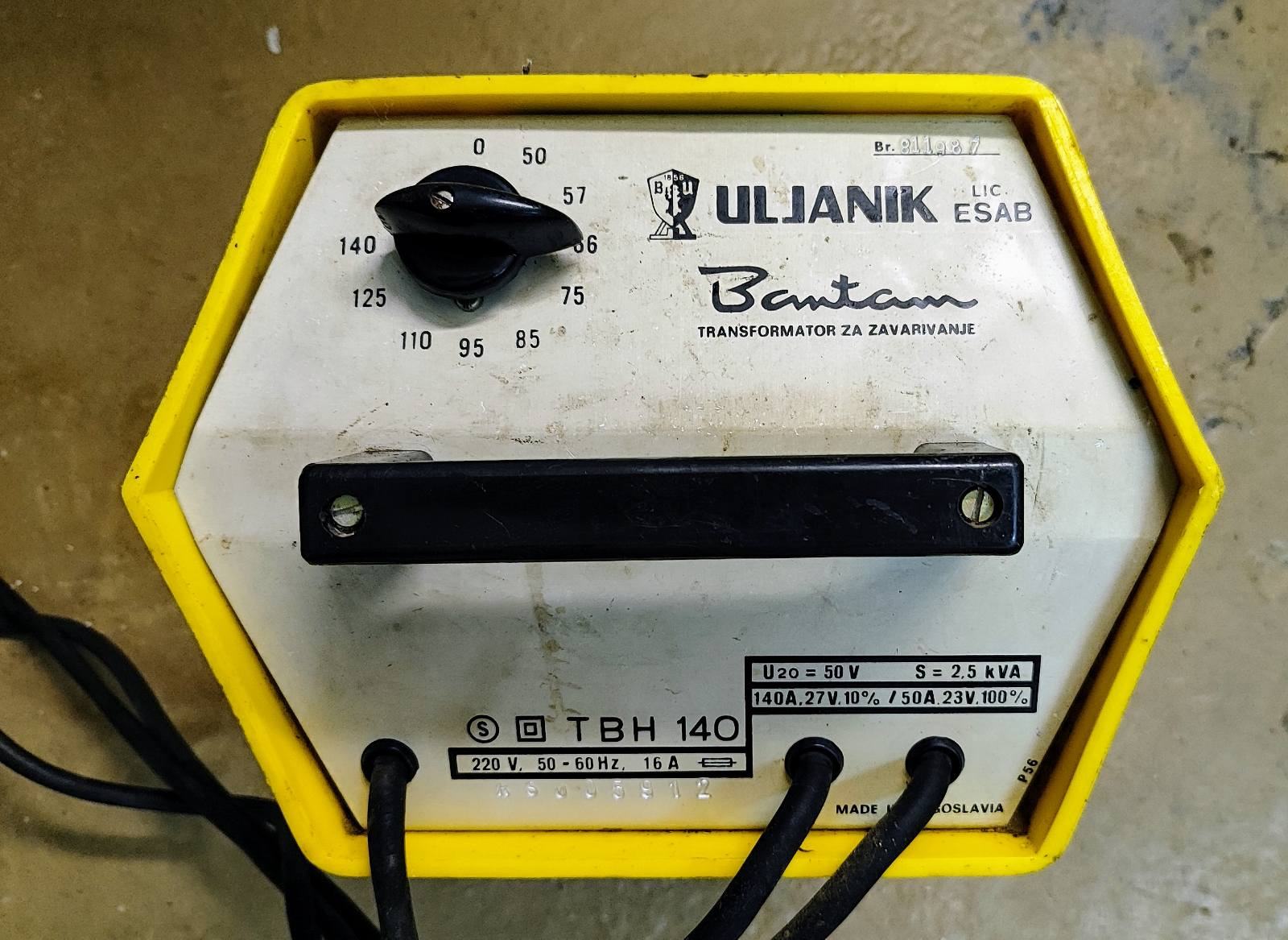 Aparat za varenje tip ULJANIK ESAB Bantam 140 A