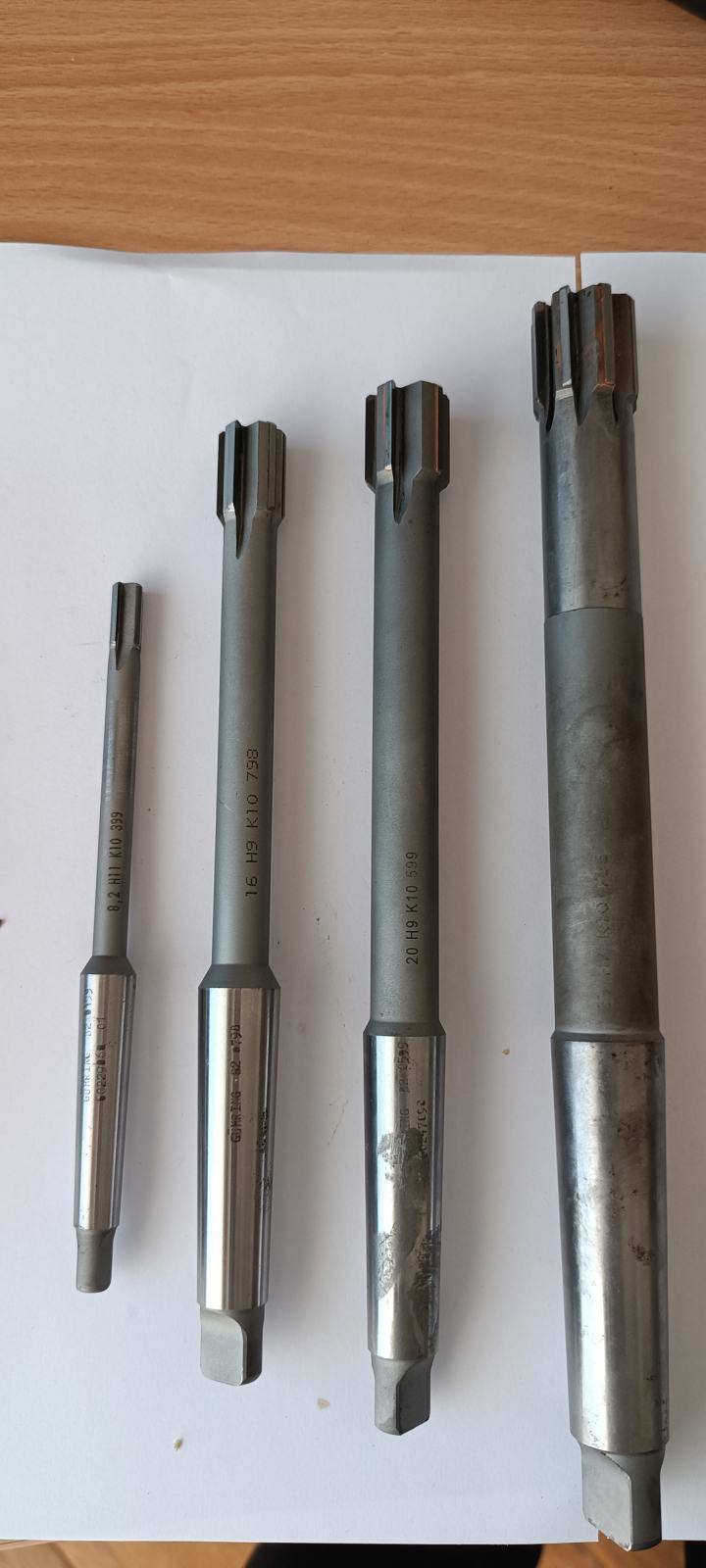 Razvrtač guhring 8,2 mm, 8,4mm, 16mm, 20mm, 25 mm