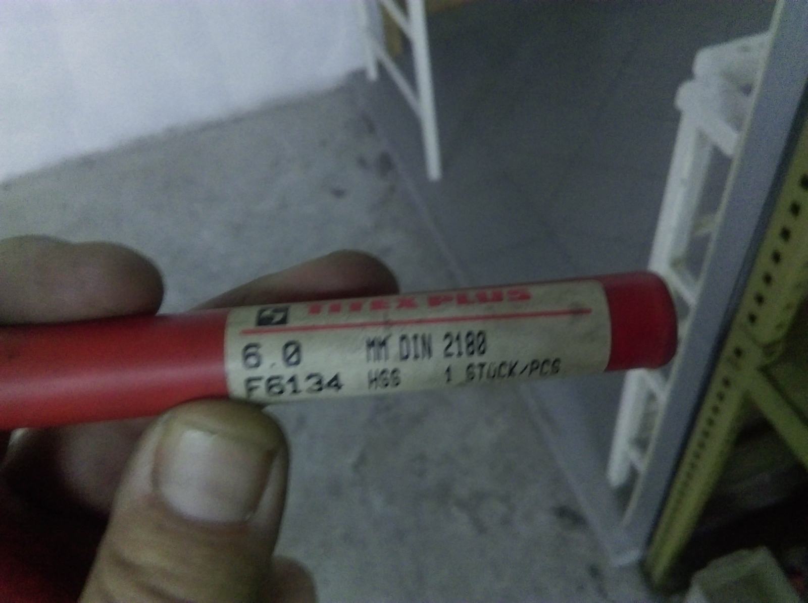 Razvrtač strojni konusni 1:50 6 mm DIN 2180