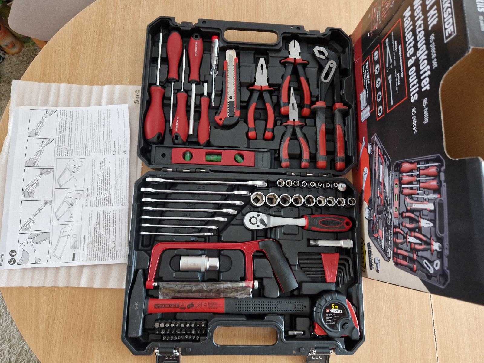 PARKSIDE KOFER / KUTIJA SA ALATOM 95 KOM.