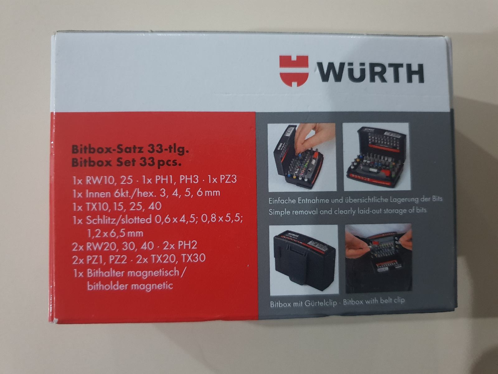 würth set bitova