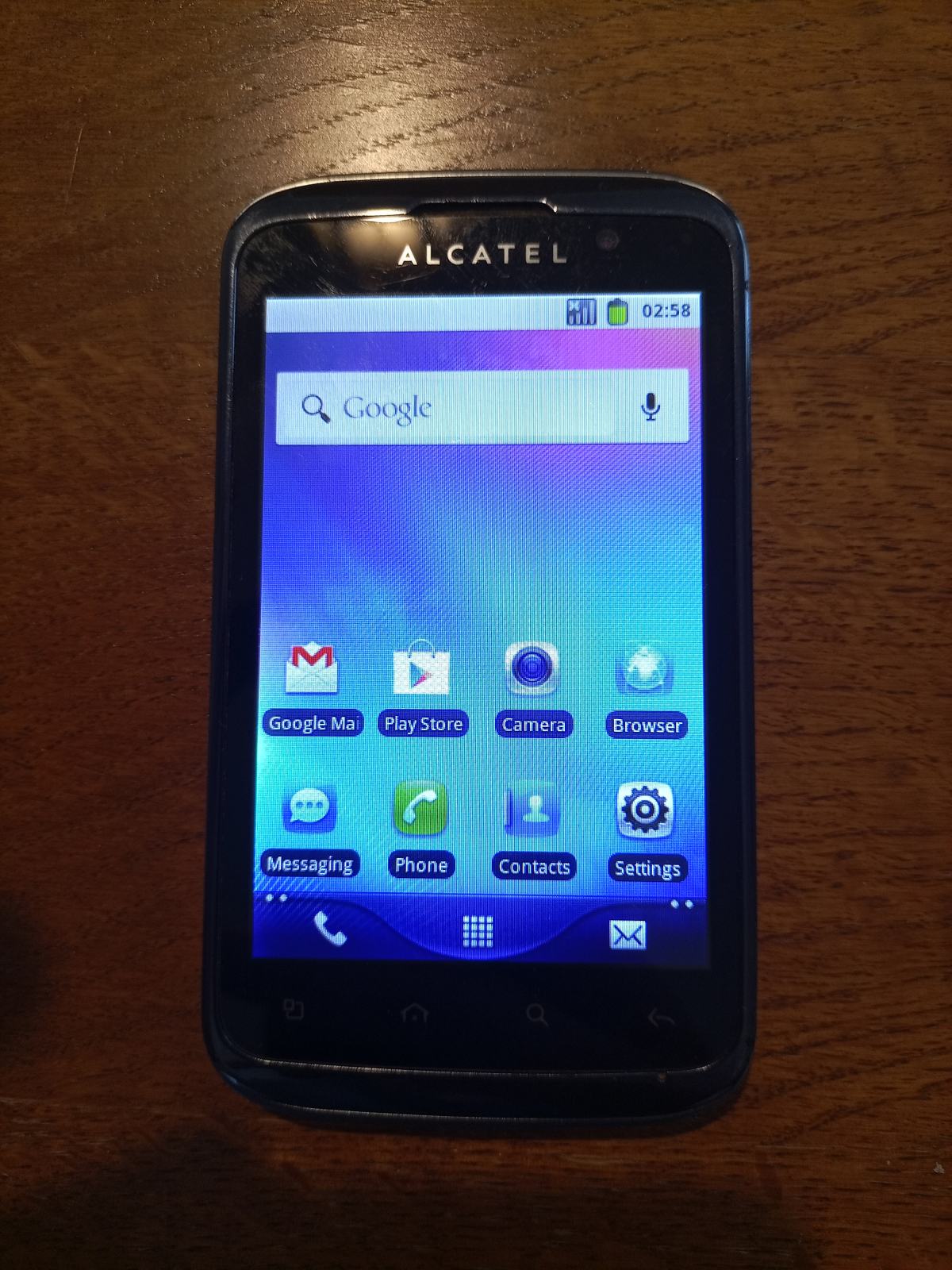 ALCATEL ONE TOUCH DUAL SIM
