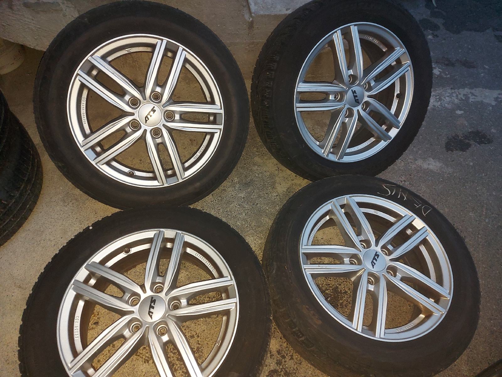 Alu felge 16 cola 5x112 raspon rupa