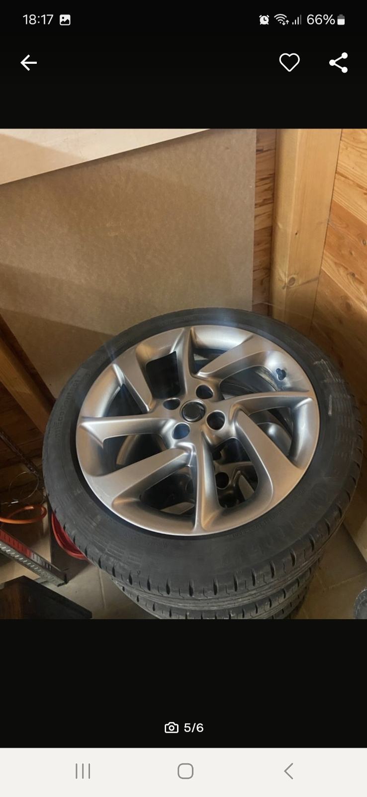 Alu felge 17 rupe 4x100 opel adam corsa