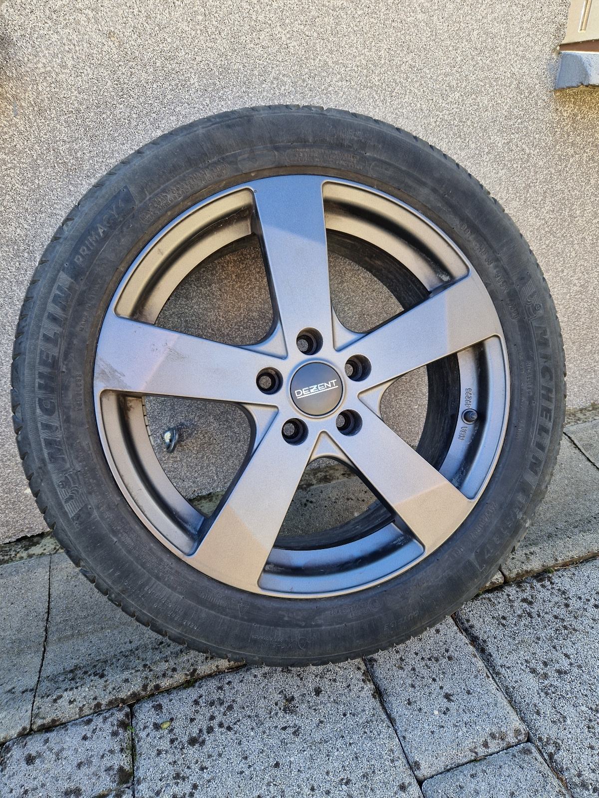 17 DEZENT TD Graphite Alu felge + 17 guma Michelin Primacy 4