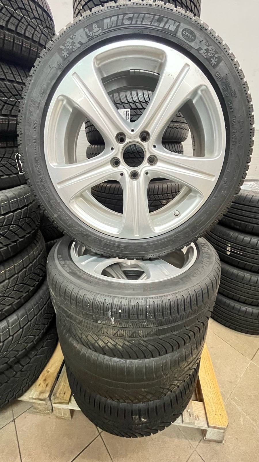 Alu felge 18 rupe 5x112, 4 kom. + ljetne gume 245/45/R18