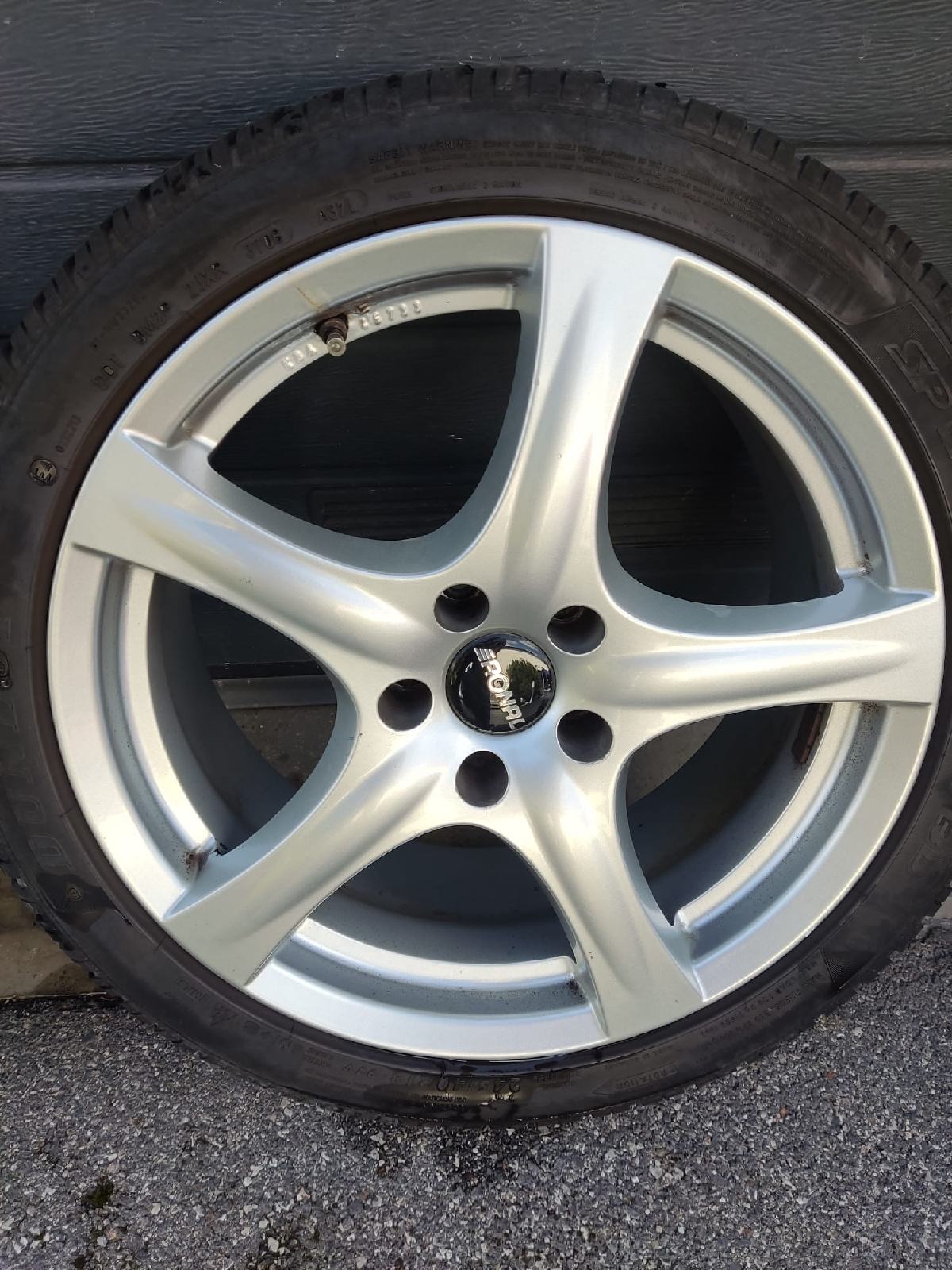 ALU FELGE RONAL 5X112 8X18 ET35 AUDI SEAT ŠKODA VW MERCEDES