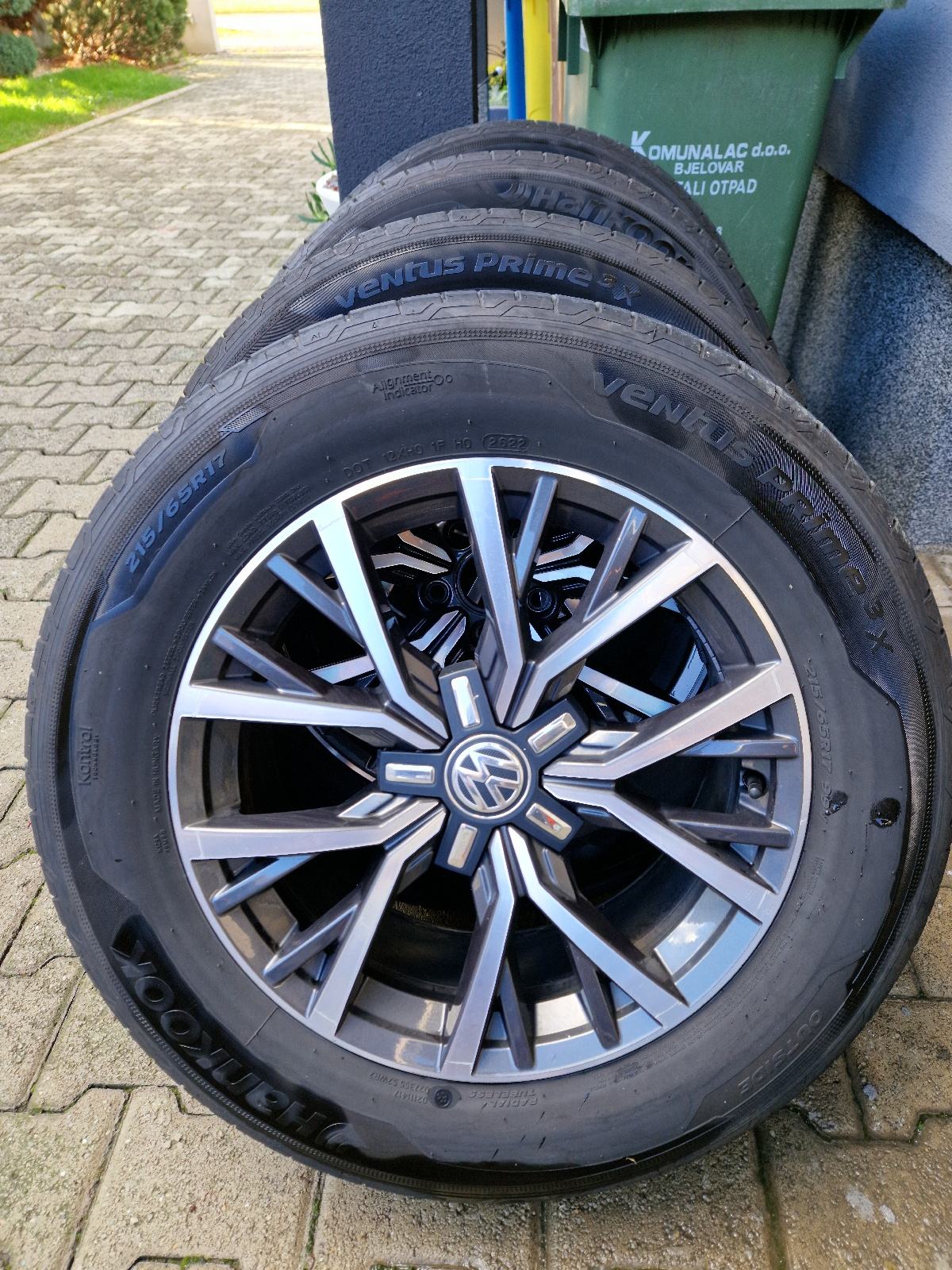 Alu felge VW 17 5x112+ljetne gume